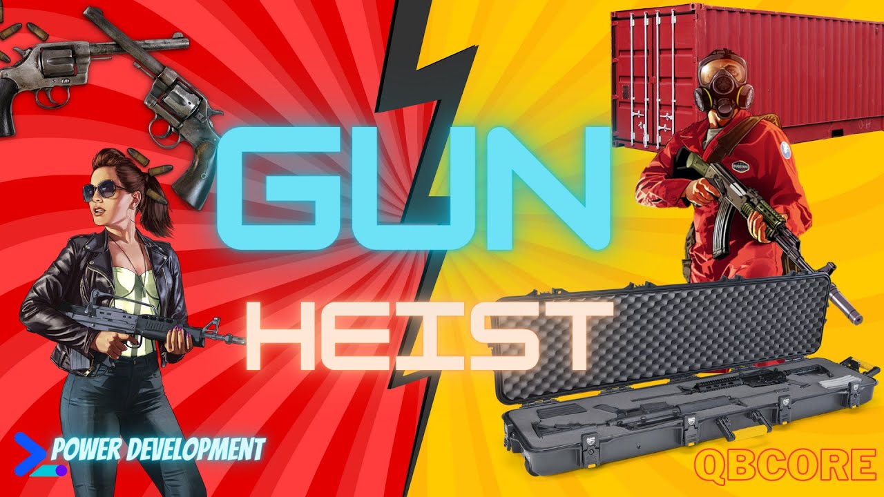 Gun Heist [Paid][QBCore] | Fivem Scripts | Power Development - YouTube