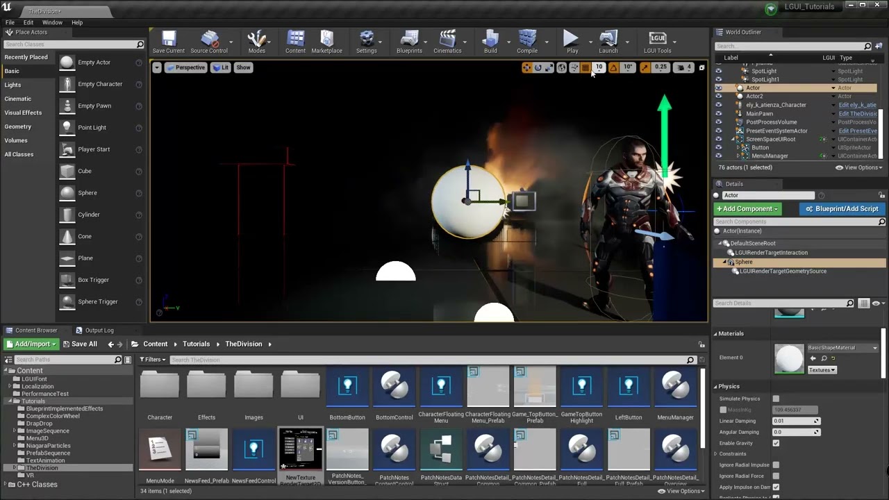 Make curve UI for VR in LGUI - YouTube
