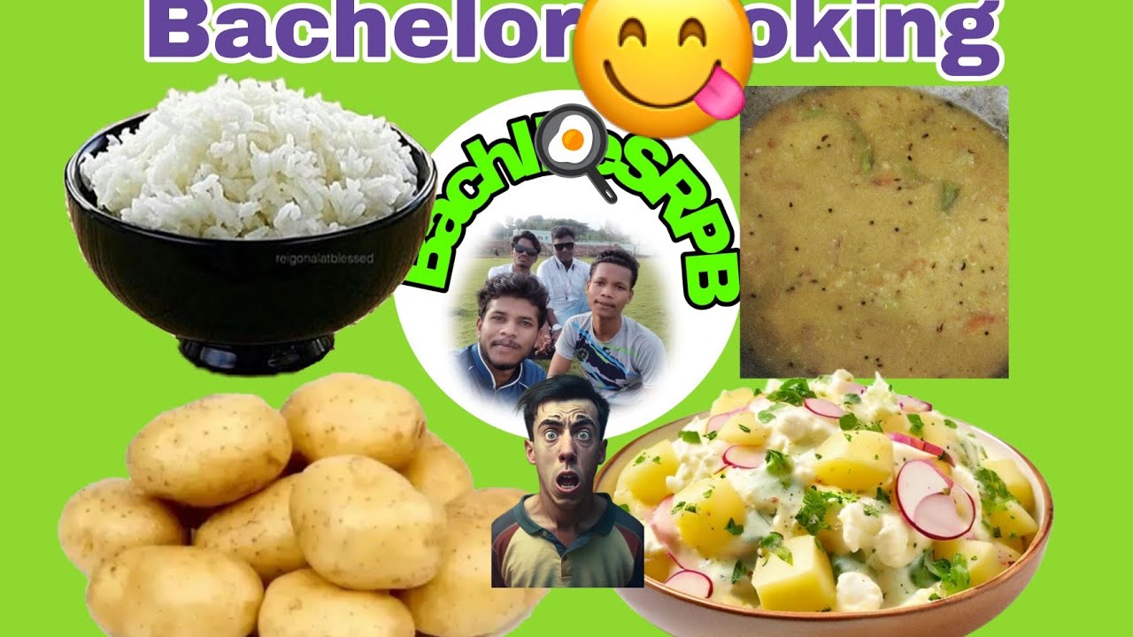 Bachelor cooking | A Day of bachelor cooking | Making Rice 🍚,Dal and ...