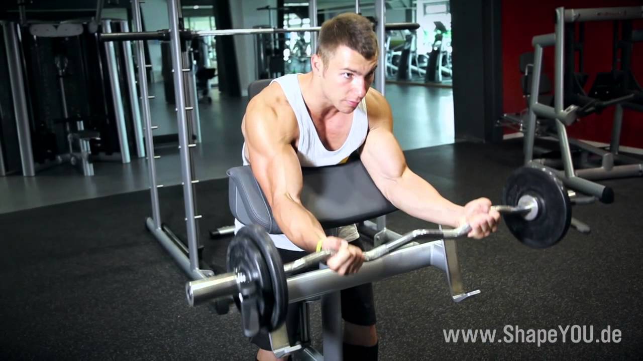 Daniel Gildner MUSCLE COMMANDER - Tag 4: Bizeps, Trizeps Training - YouTube