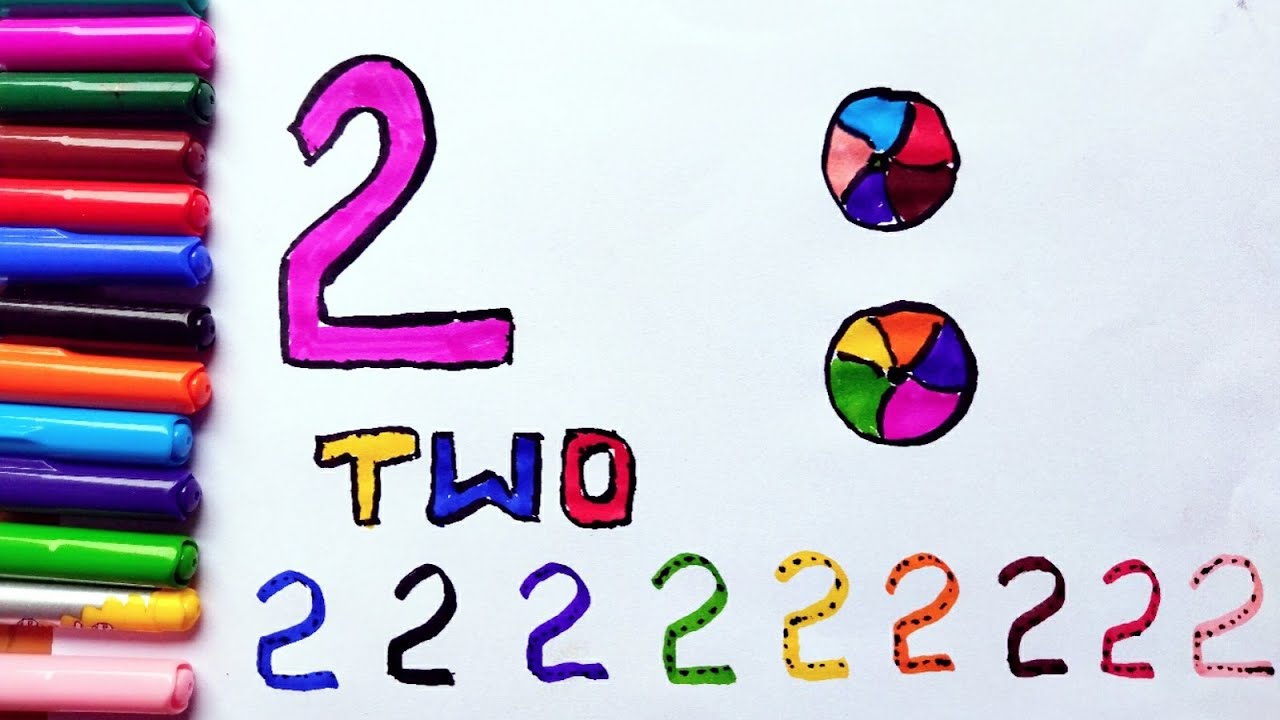 123 Counting Numbers How To Write Number 2 123 Learning For Kids 123-counting-numbers-how-to-write-number-2-123-learning-for-kids