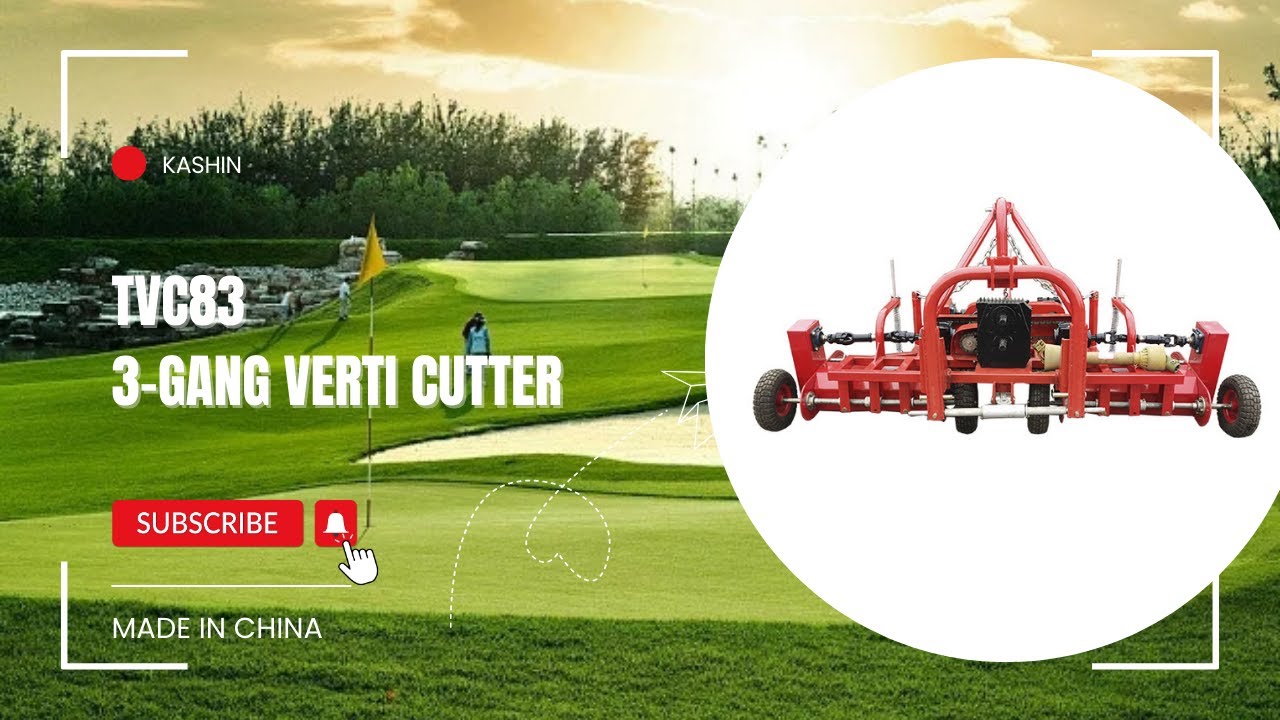 Verti Cutter -Discover the secret to a flawless lawn with the TVC83 ...