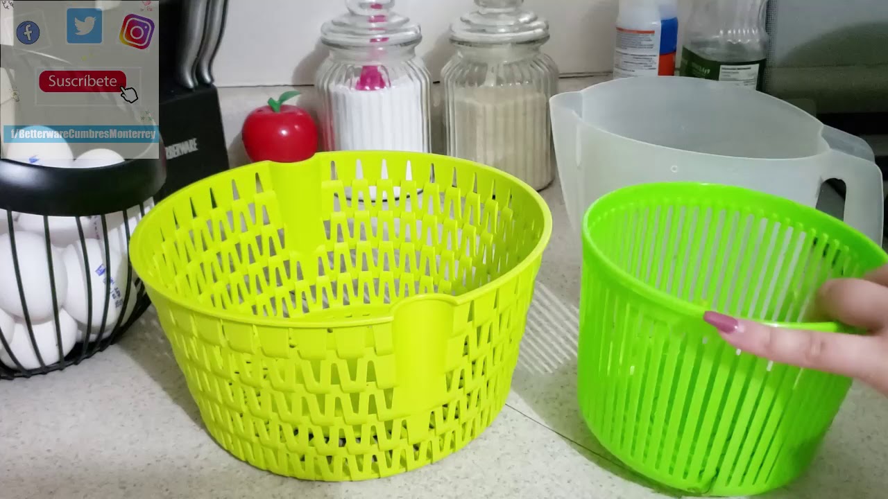 Practi Centrifuga - Canastilla Refri BETTERWARE - YouTube