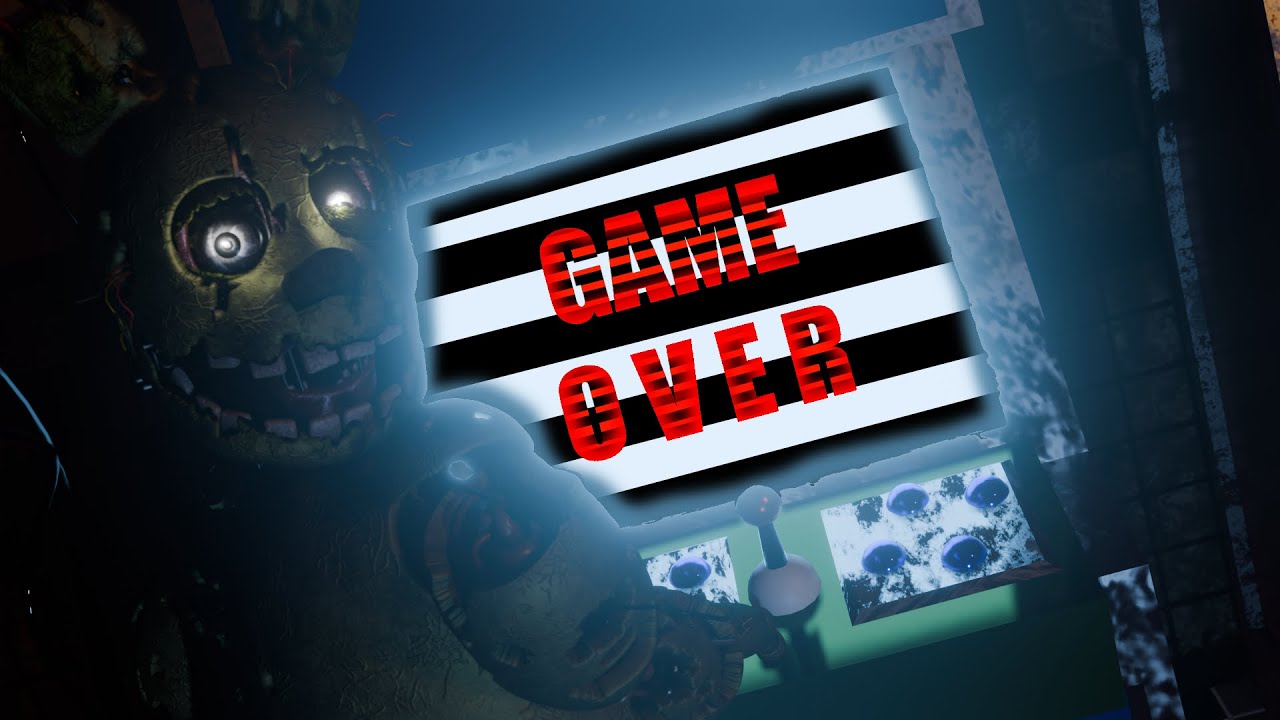 [FNaF/Blender] GAME OVER - DaGames (Short) - YouTube