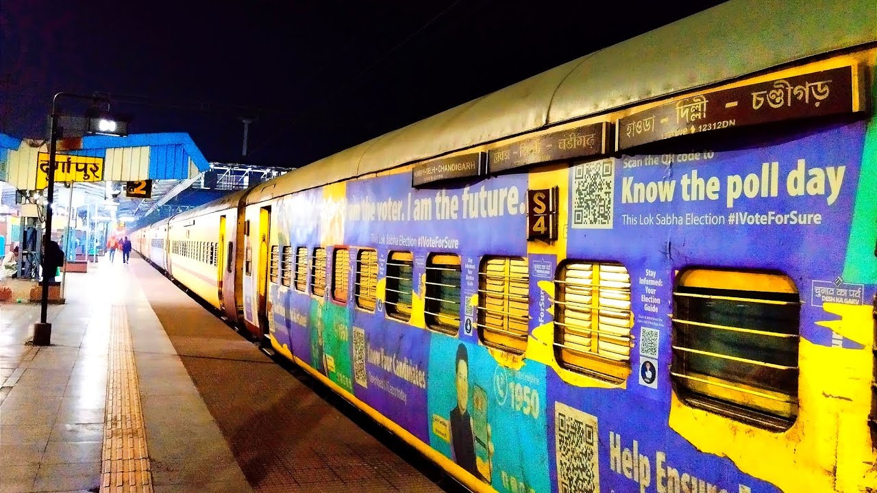 #12311#netaji#express🔥#kalka#mail#howrah 🔁#delhi🔁#chandigarh#dangerous# ...