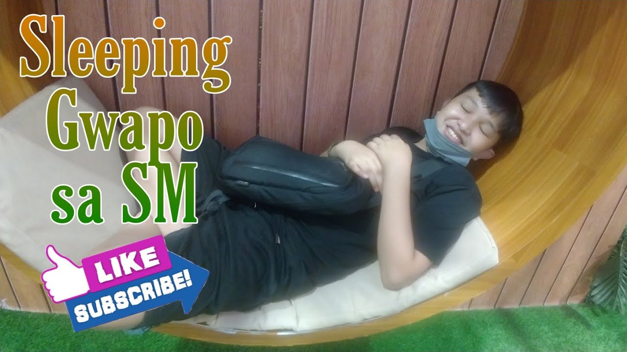 Sleeping Gwapo sa SM | Kid Vlogger - YouTube