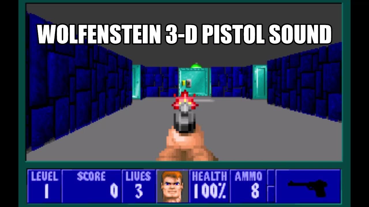 Wolfenstein 3-D Pistol Sound - YouTube