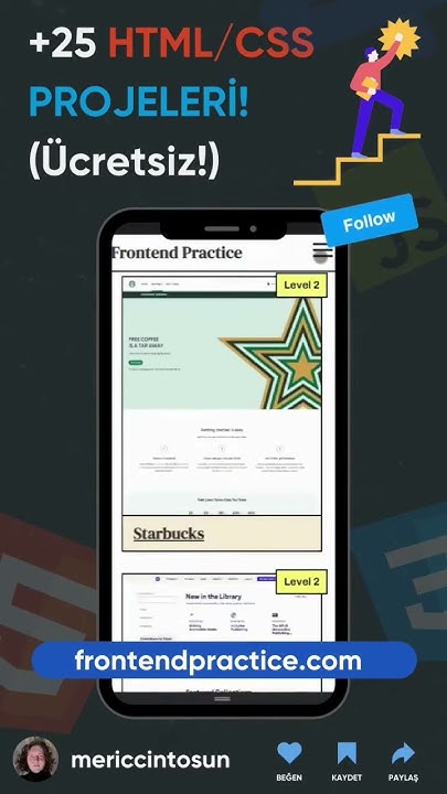 HARİKA HTML/CSS PROJELERİ! #htmlcss #frontend #webdevelopment - YouTube