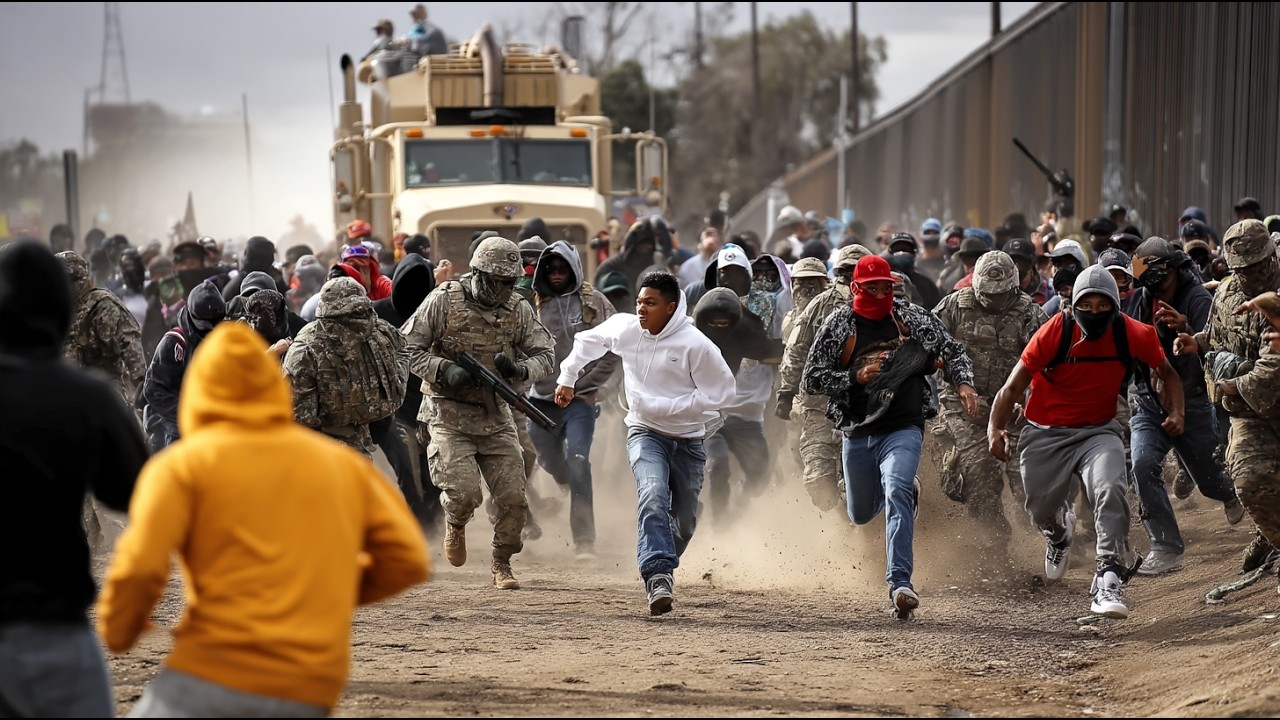 Migrants Rush US Marines… Get Captured Instantly (Video) | Immigration ...