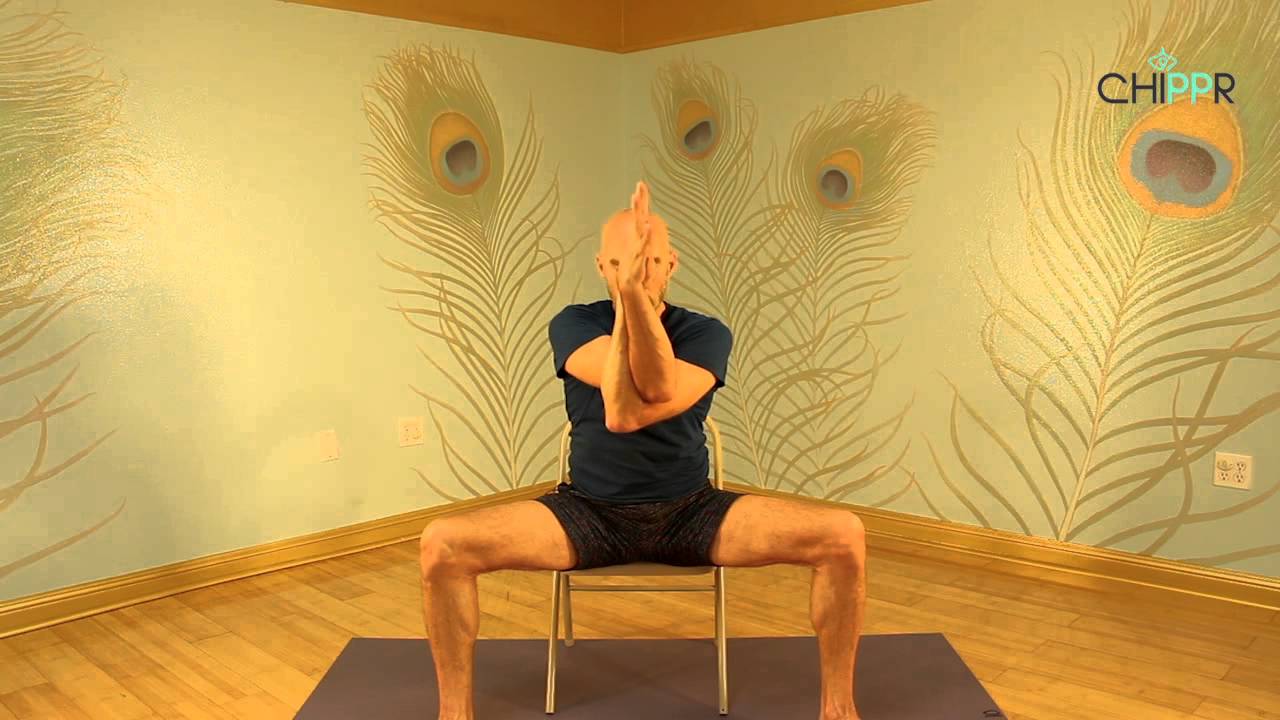 Twist & Lunges, All in Your Chair - YouTube
