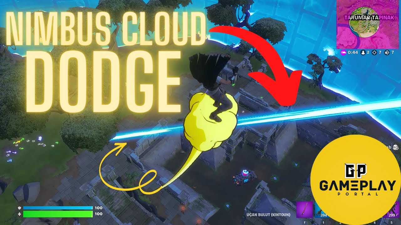 Fortnite Nimbus Cloud Perfect Timing - Dodge Atack - YouTube