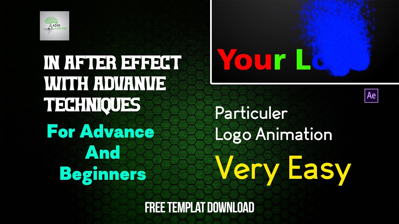 Adobe After Effect Text Animation & Logo Animation Tutorial Template ...