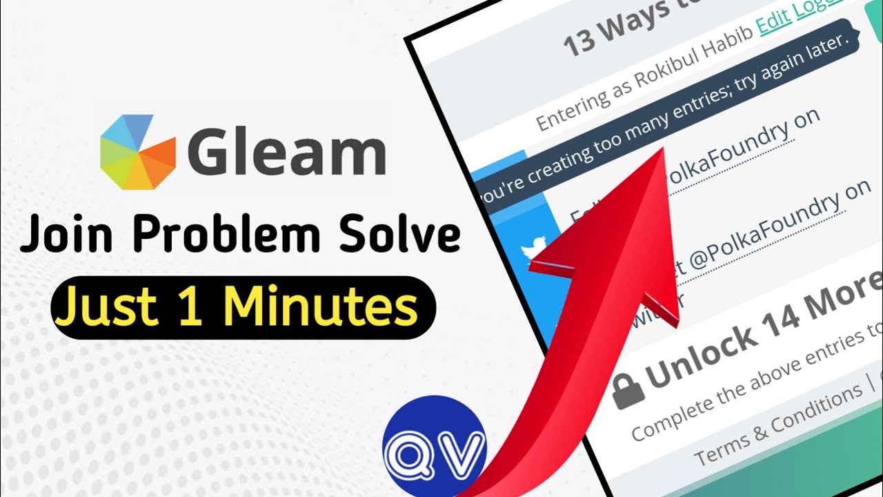 Gleam io Join problem Solve Just 1 minutes || You're creating too many ...