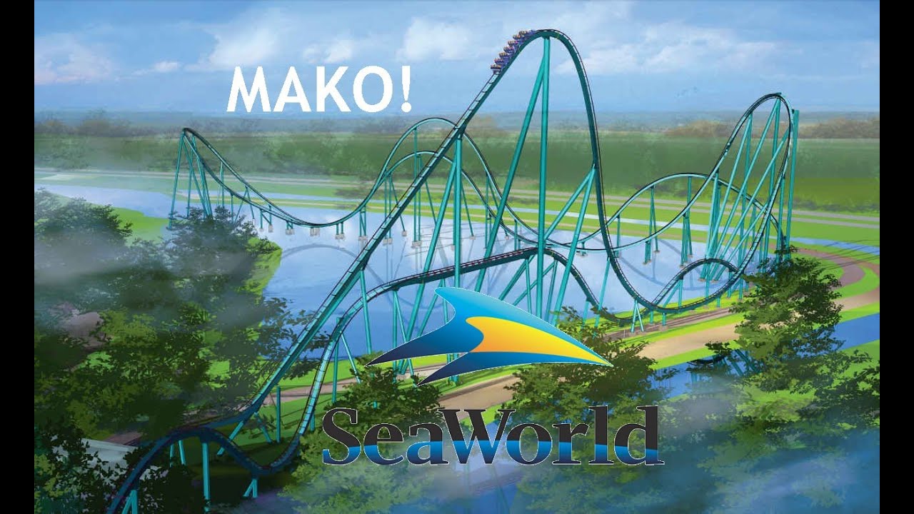 Mako POV HD Promo SeaWorld Orlando NEW For 2016! Hyper Roller Coaster B ...