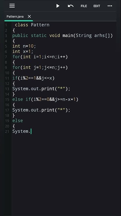 Shorts 🔥 Java Program Print Stars And Hatch Symbol Using For Loop Youtube