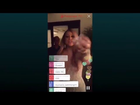 Mariah Carey live Periscope