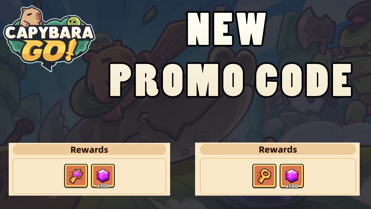 Capybara Go! - 2 New Promo codes to redeem (14/12/24) - YouTube