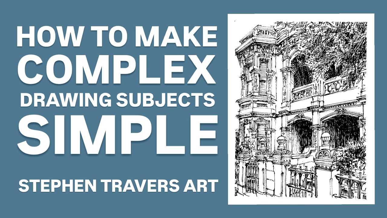 Making Complex Drawing Subjects Simple - YouTube