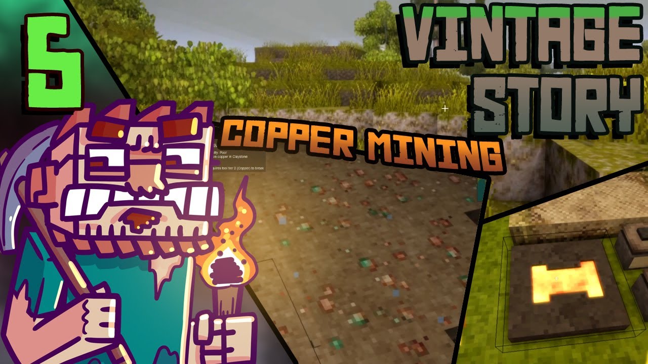 Copper Mining/Smithing Progress - Vintage Story - 05 - YouTube