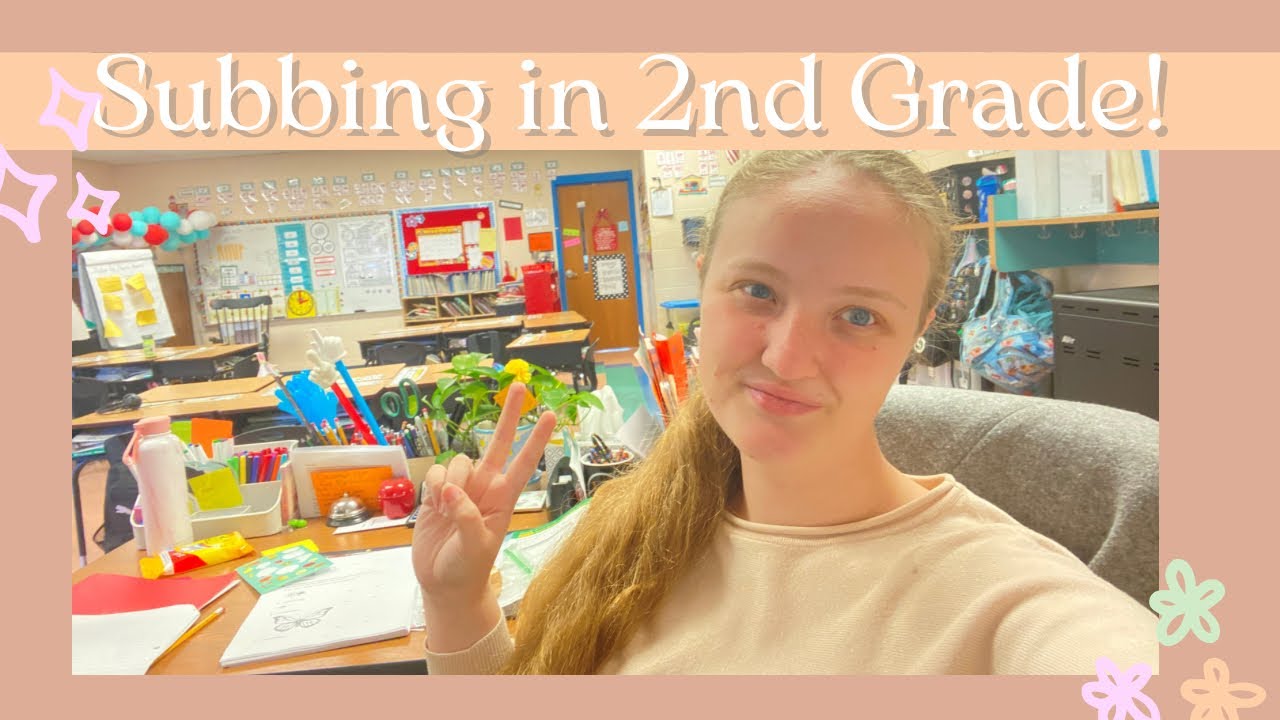 Subbing in Second Grade || A Day in my Life Teaching 2nd Grade - YouTube
