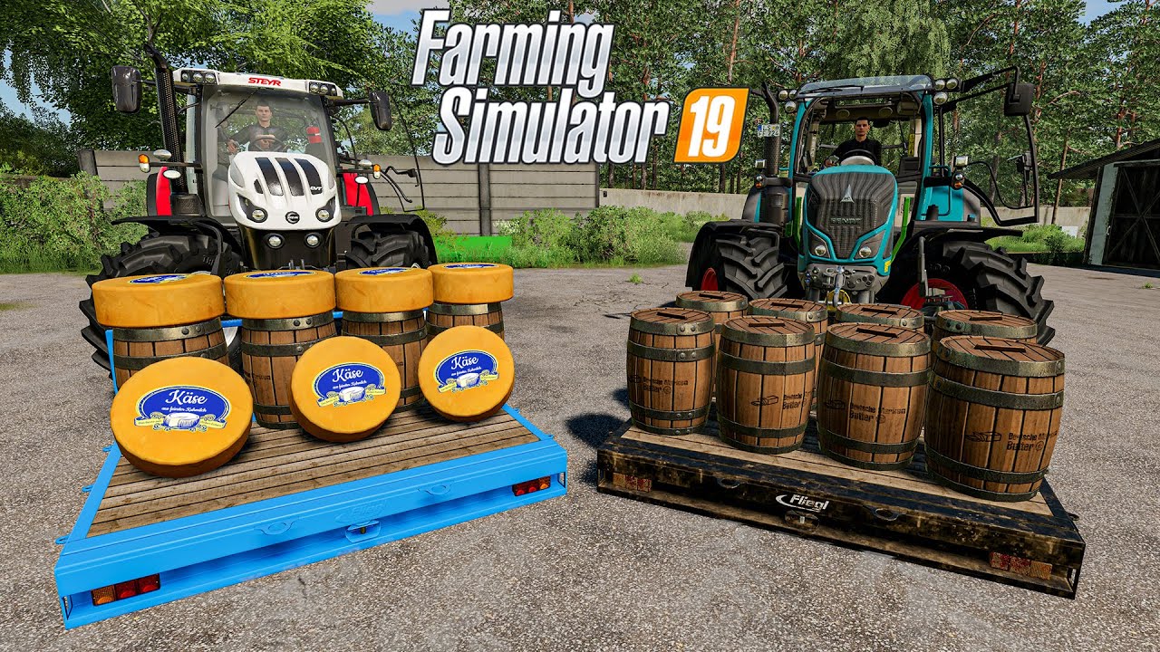 Starting a Cheese&Butter Factory... | Hof Bergmann| Farming Simulator ...