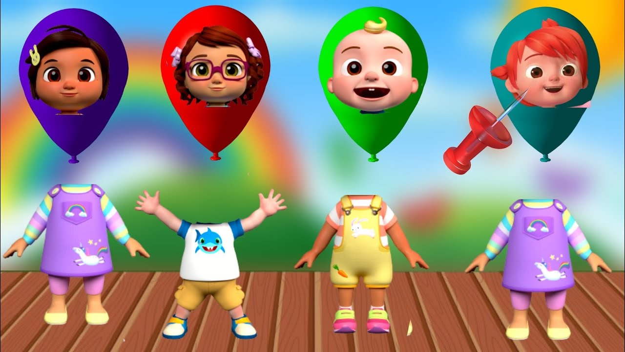 Let's go have fun finding the characters from cocomelon /JJ, bebefinn ...