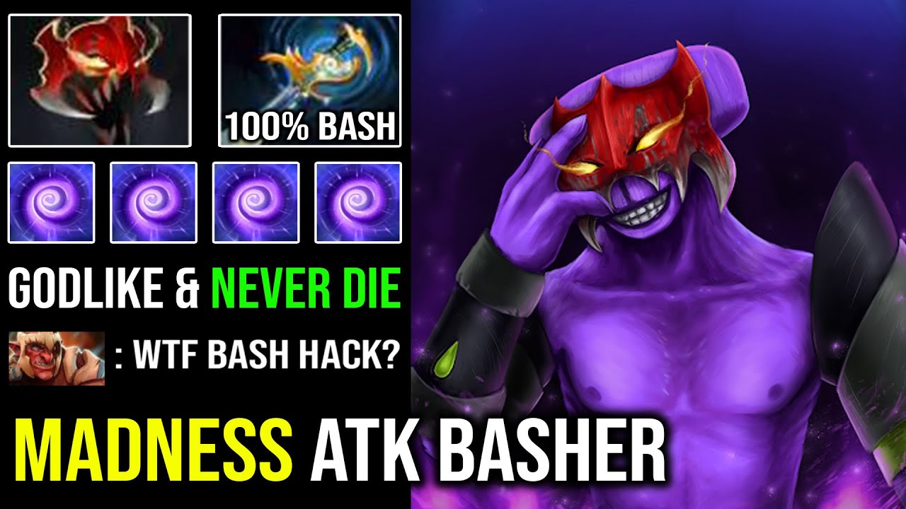 GOD OF BASHER 5Min Madness + Echo Sabre Faceless Void Crazy Perma Bash ...