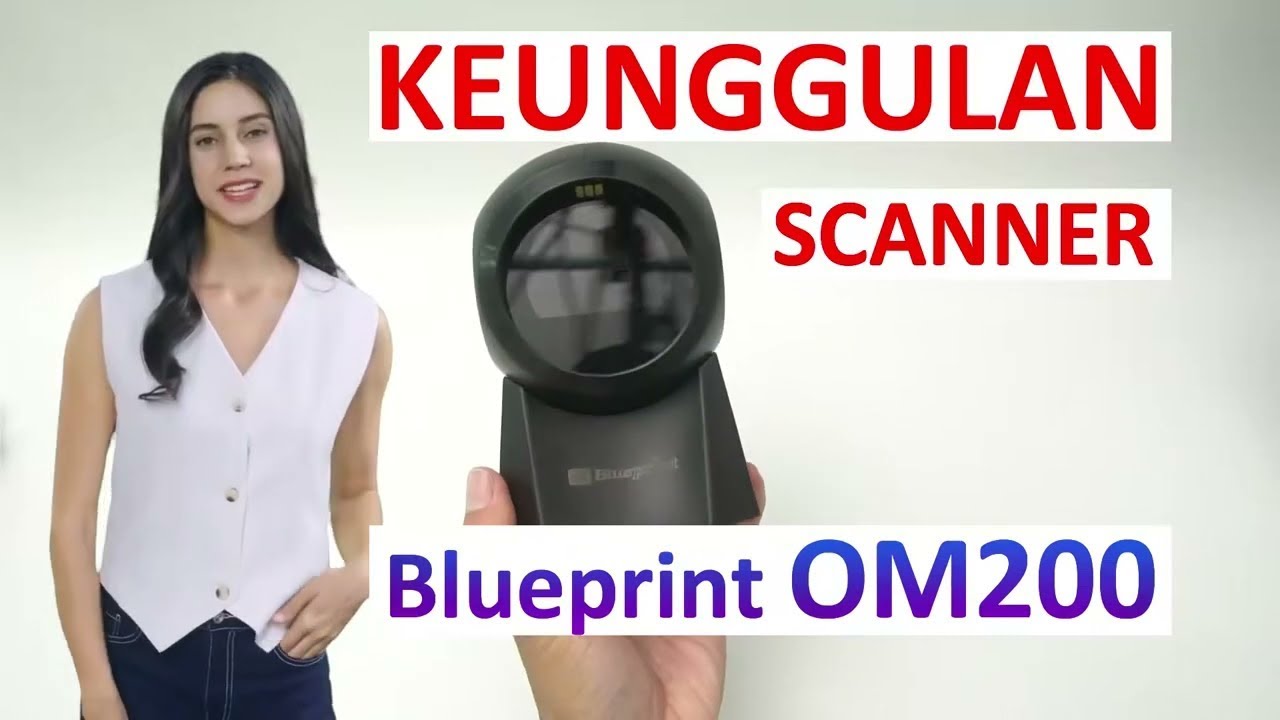 Keunggulan Blueprint OM200 barcode scanner bisa scan Faktur Pajak - JGS024 - YouTube