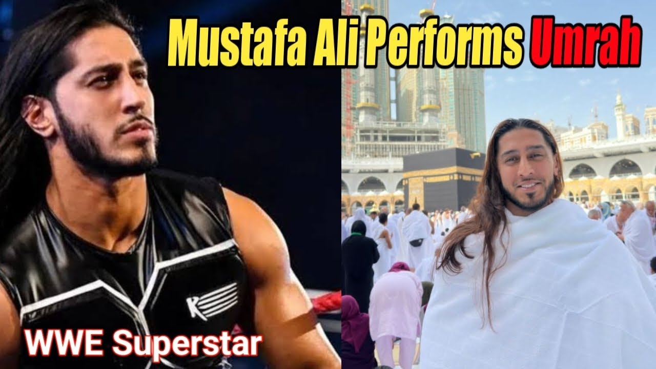 WWE Superstar Mustafa Ali Performs Umrah - YouTube