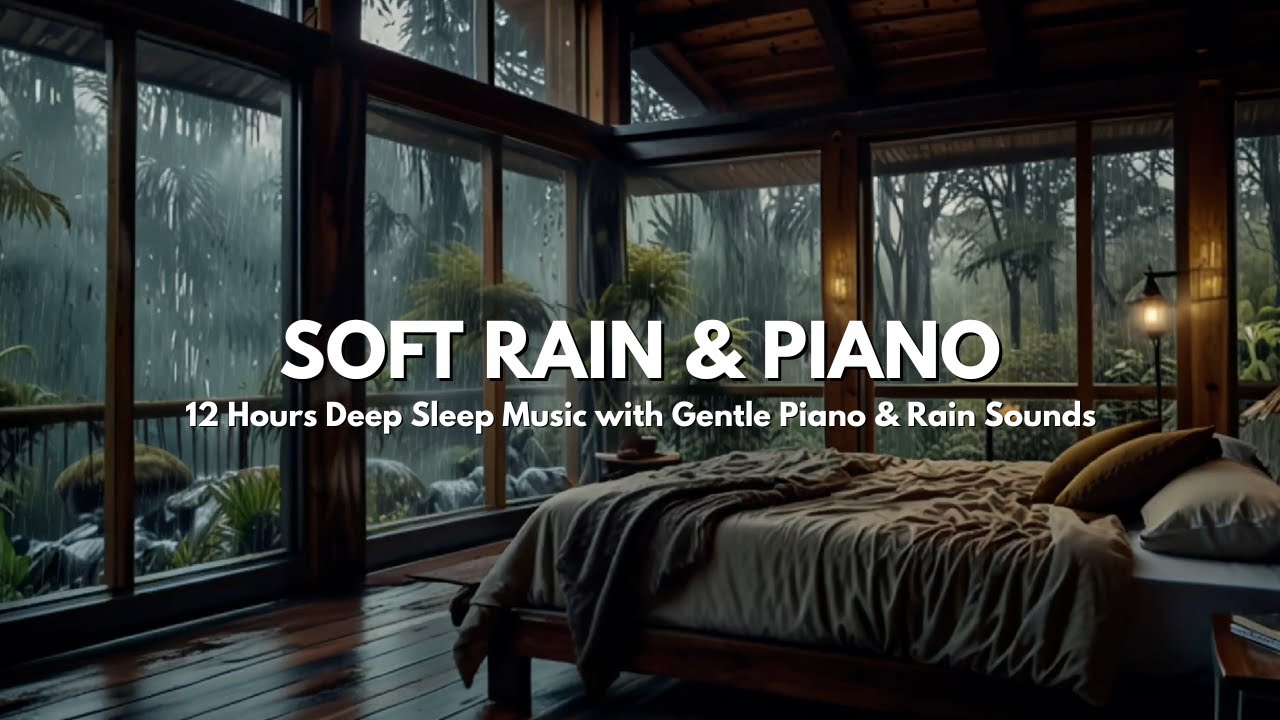 Deep Sleep Music — Rain & Thunder for Sleep (12 Hours) — Fall Asleep ...