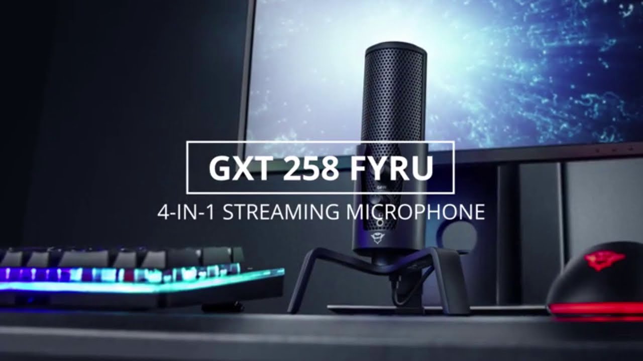 Trust Gaming GXT 256 Exxo Micro USB Streaming pour PC et PS4 - YouTube