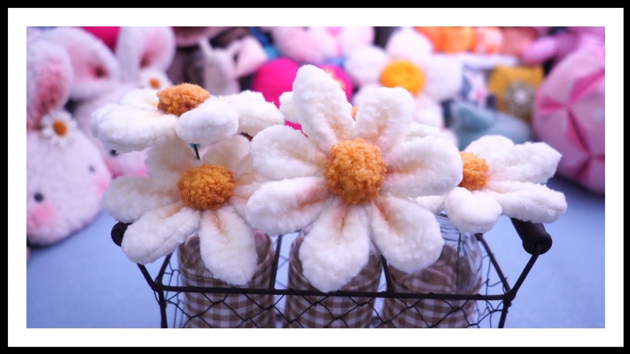 How to make a beautiful daisy out of fabric【Sewing projects to sell ...