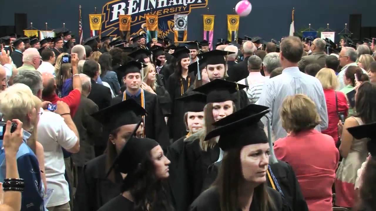 Reinhardt University Commencement 2012 - The Alma Mater and the ...