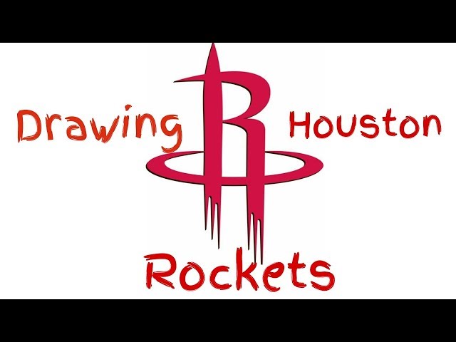 Houston Rockets Logo Line Art