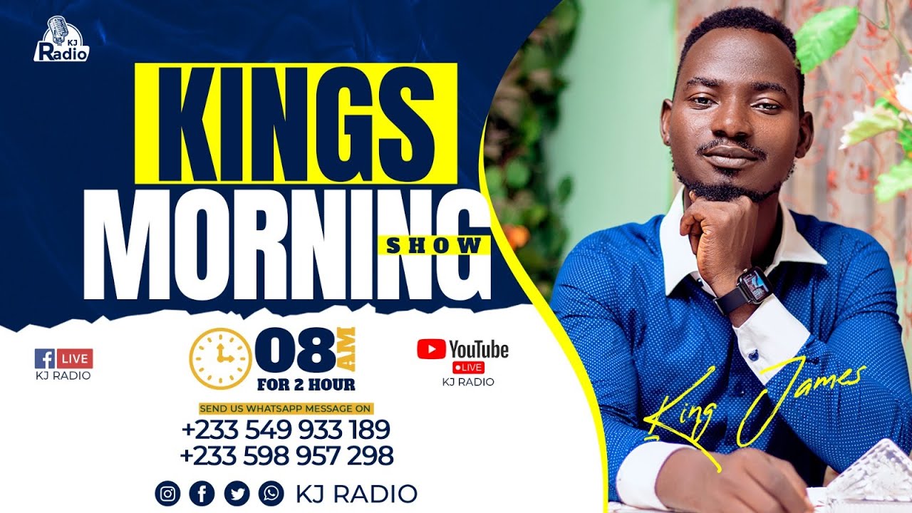 KINGS MORNING SHOW WITH KING JAMES ON KJ RADIO ||| 28-06-2023 - YouTube