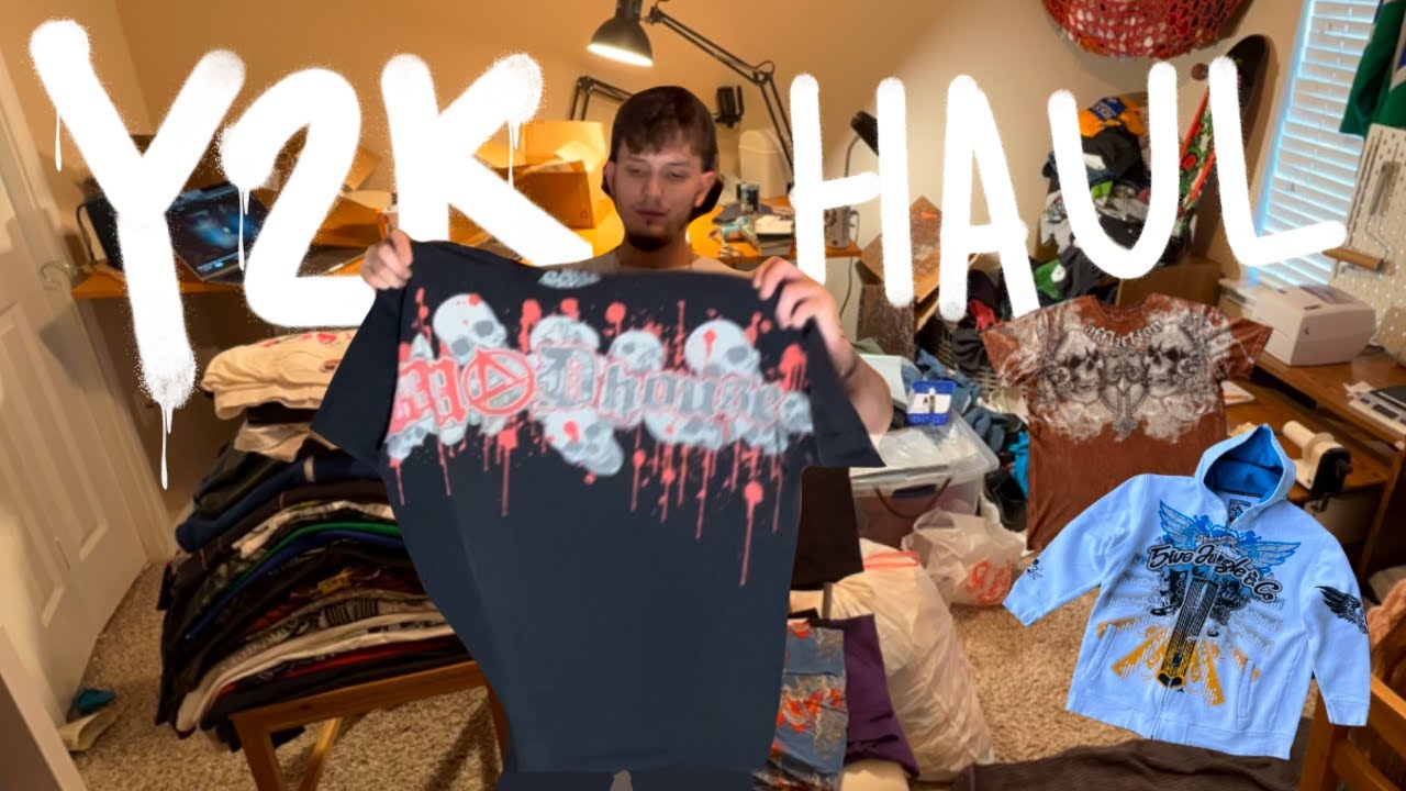 Y2K GRUNGE HAUL / OFFICE CLEANING VLOG - YouTube