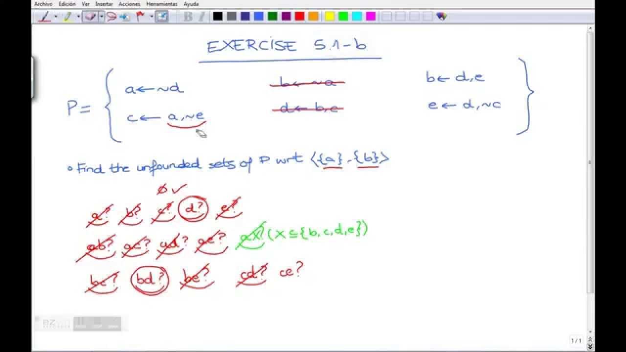 Answer Set Solving in Practice - Exercise 5.1-b - YouTube