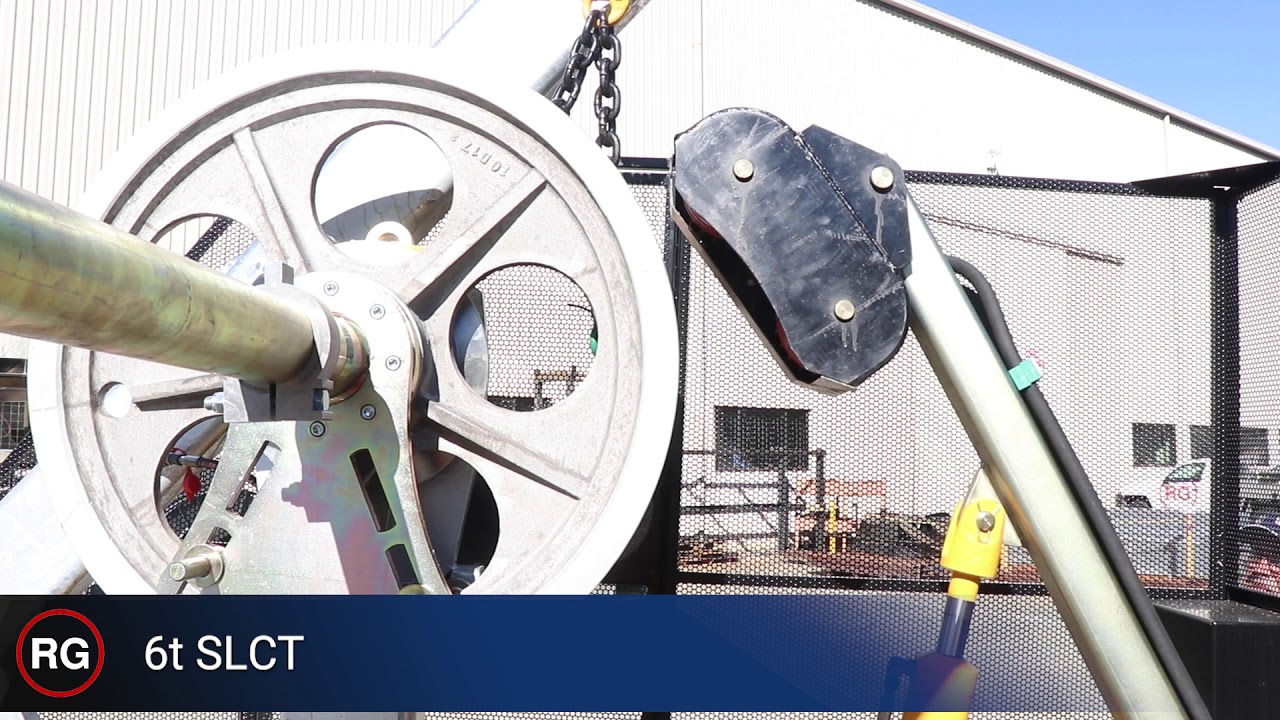 Redmond Gary 6T Self Loading Cable Trailer - Demonstration - YouTube