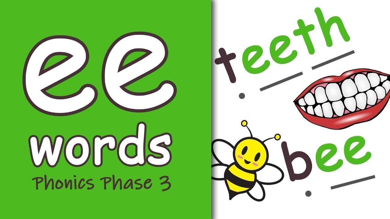 Diagraph ee | ee sound | Jolly phonics - YouTube