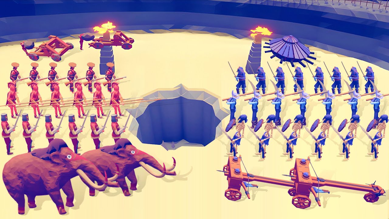 50x EVERY FACTION BATTLE in the Areana | Totally Accurate Battle ...