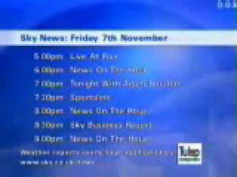 sky news ident 1997 - YouTube