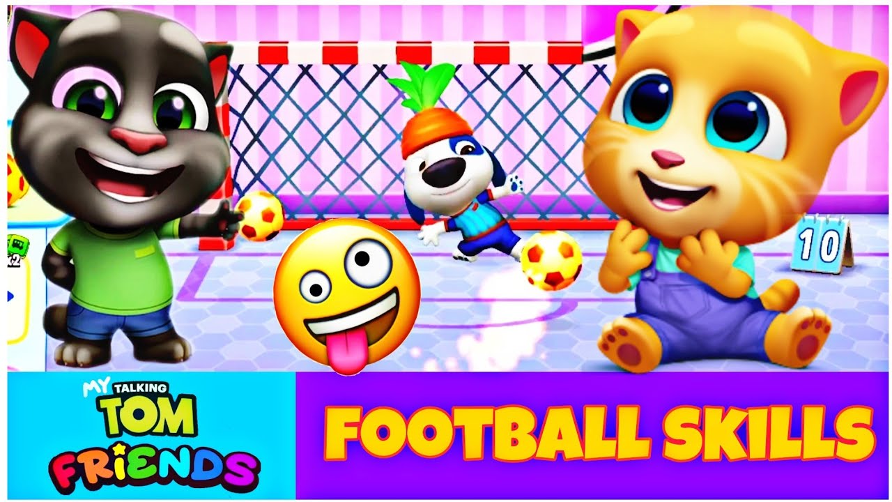 Football skills ⚽ Talking Tom And Friends @SITalkingTom - YouTube
