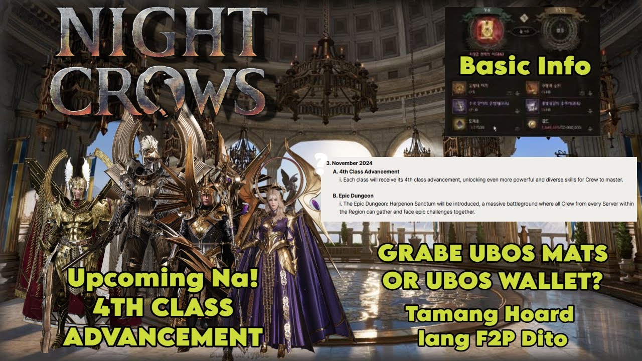 Night Crows - 4th Class Advancement Upcoming na! - YouTube