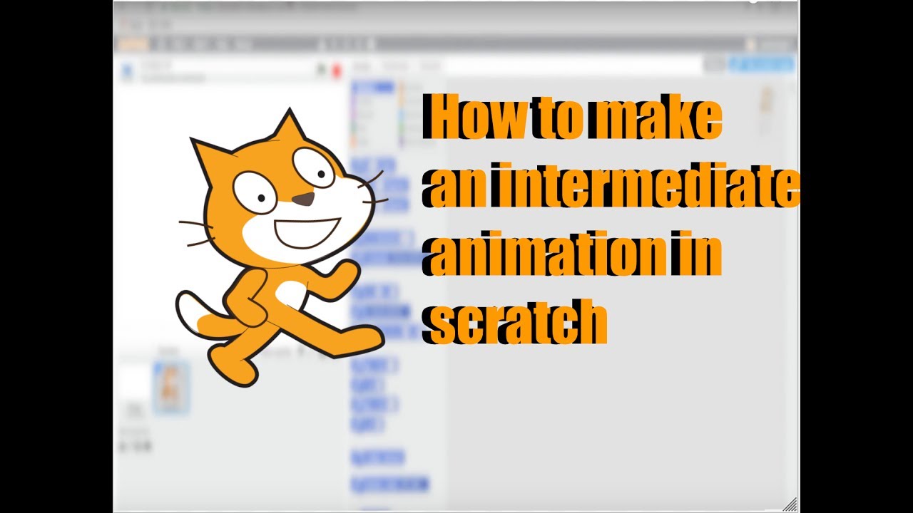 How to make an intermediate animation in scratch-2017!! - YouTube
