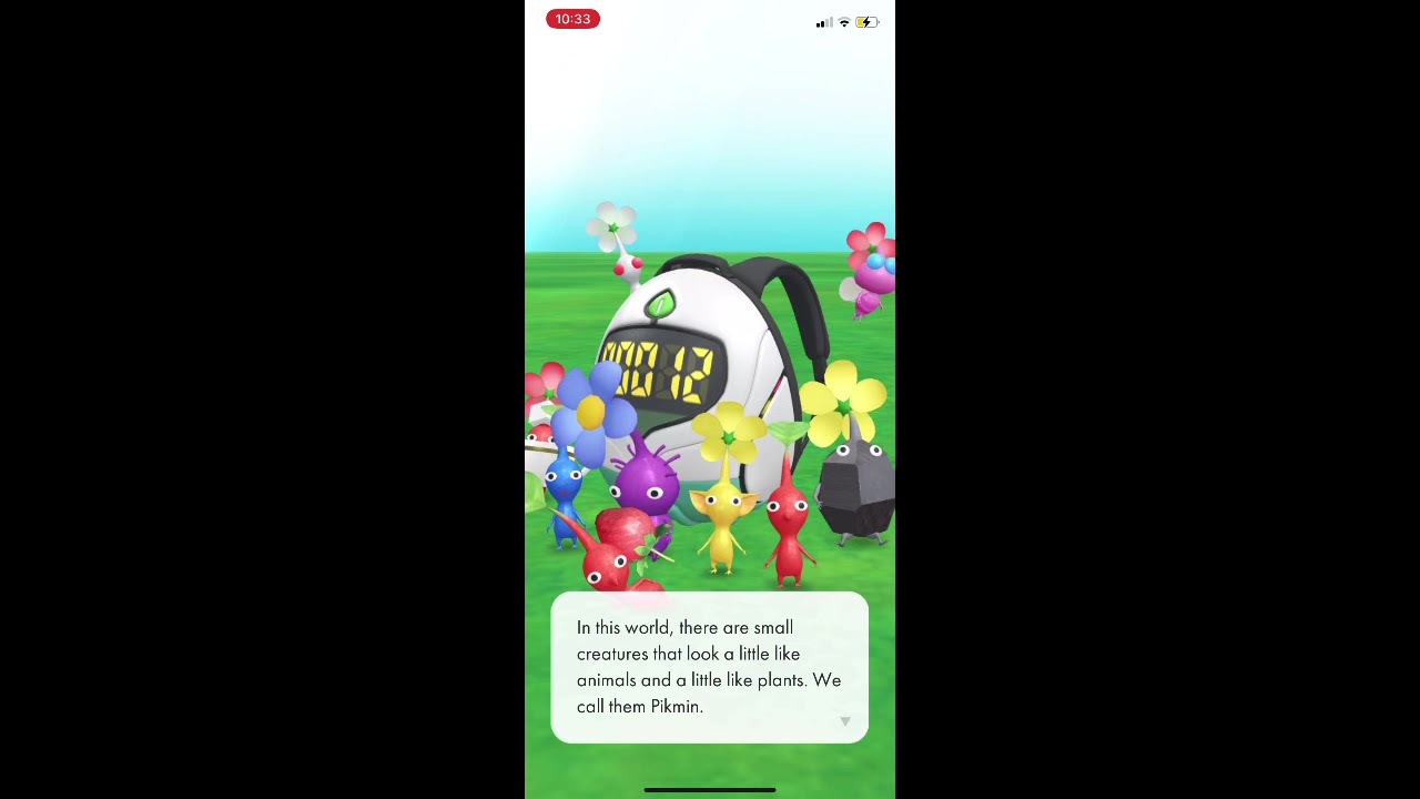 Pikmin Bloom Gameplay intro screen iPhone iOS - YouTube