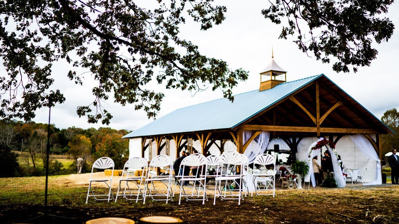 Gorgeous Timber Frame Wedding Pavilion - YouTube