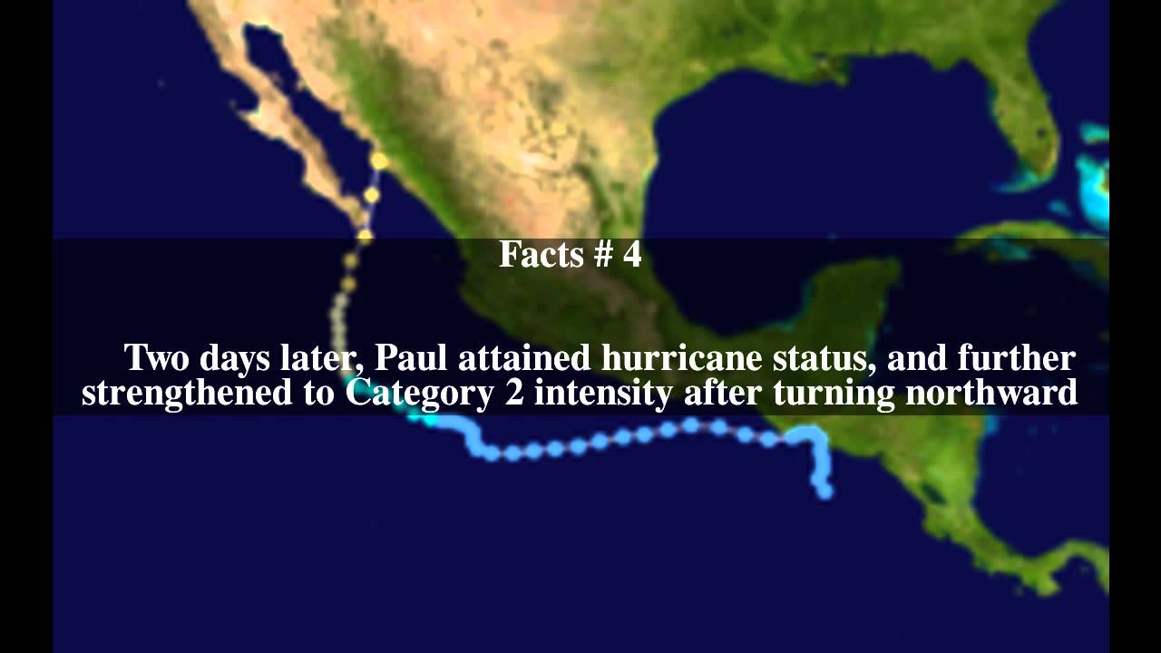 Hurricane Paul (1982) Top # 6 Facts - YouTube