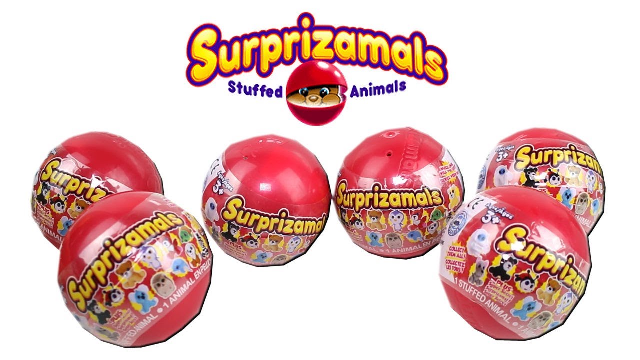 Surprizamals Series 4 Blind Capsules Surprise Stuffed Animals Unboxing ...
