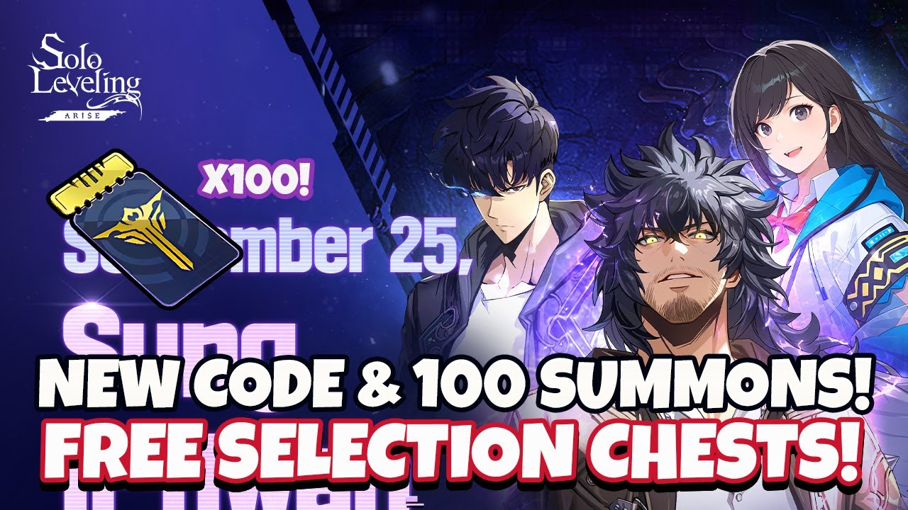 NEW CODE! 100 FREE SUMMONS! 2 FREE LEGENDARY SELECTION CHESTS! WTF!!! [Solo Leveling: Arise ...