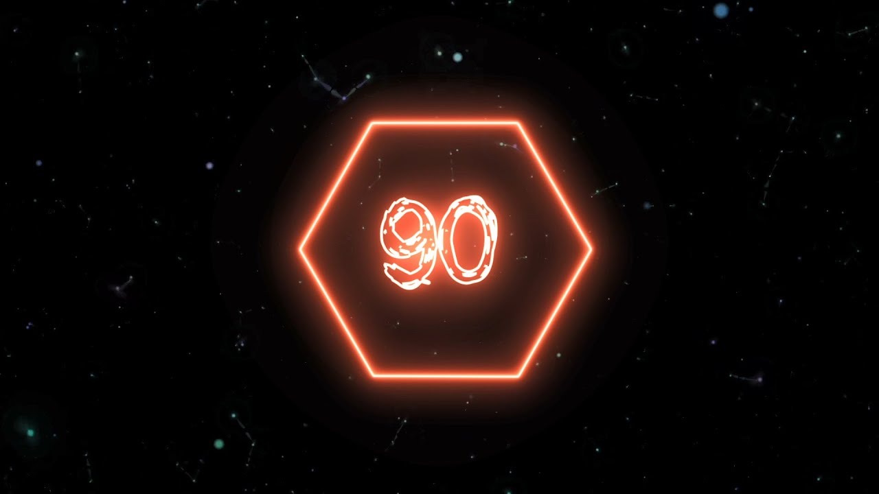 Orange sota neon timer 90 seconds (countdown) - YouTube